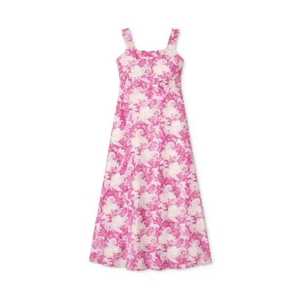 HOUSE OF GL Salene Cotton Sleeveless Maxi Dress - Pink