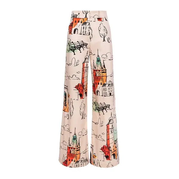 LARISA DRAGNA Neutrals / Faith Long Trousers - Pink
