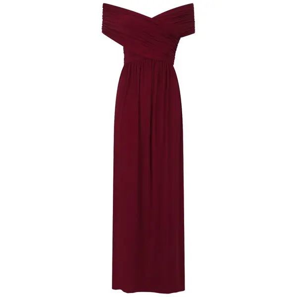 CELESTINE & MAE Sidra Maxi Dress In Rumba - Red