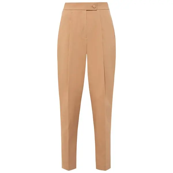 FEMPONIQ Tailored Cotton Trouser - Brown