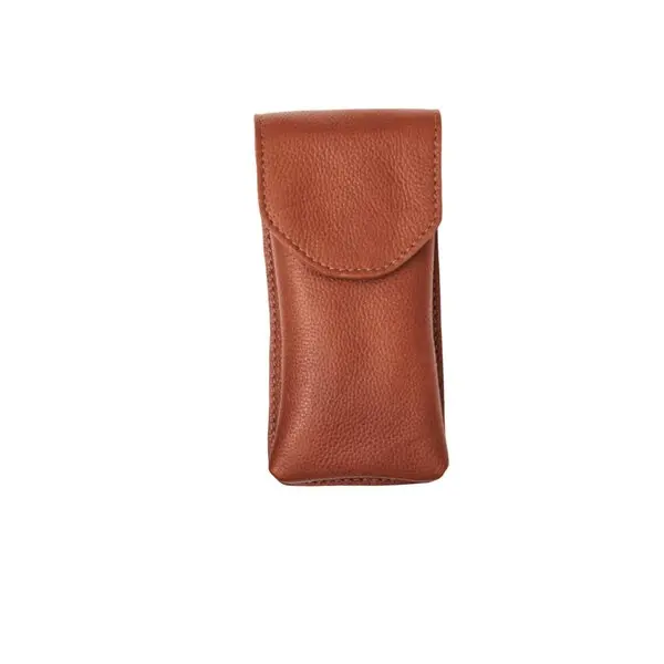 VIDA VIDA Handmade Soft Leather Glasses Sunglasses Case Tan - Brown