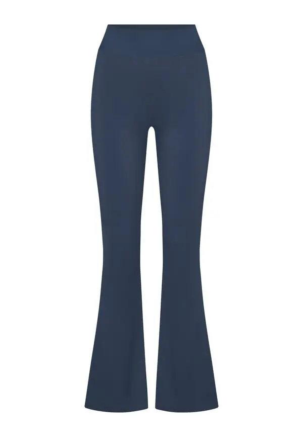KALANI SUNWEAR Miami Sculpt Uv Flare Leggings Midnight - Blue