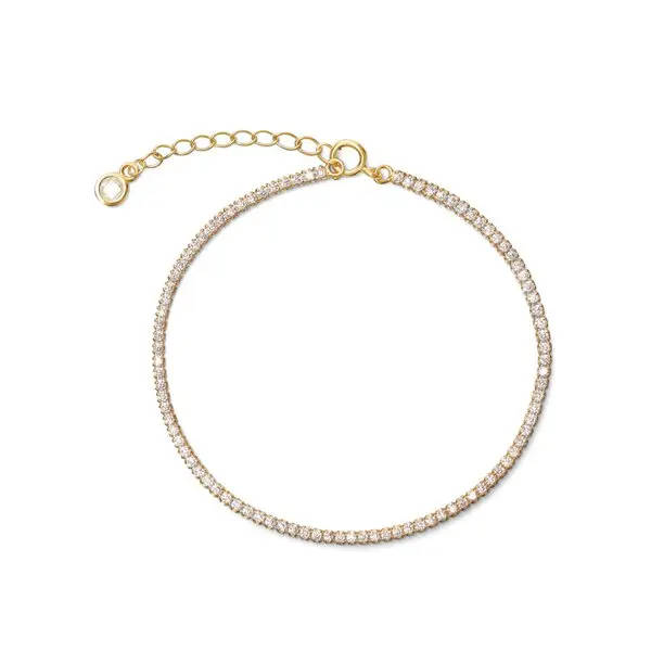 ESTERAH Classic Tennis Bracelet - Gold