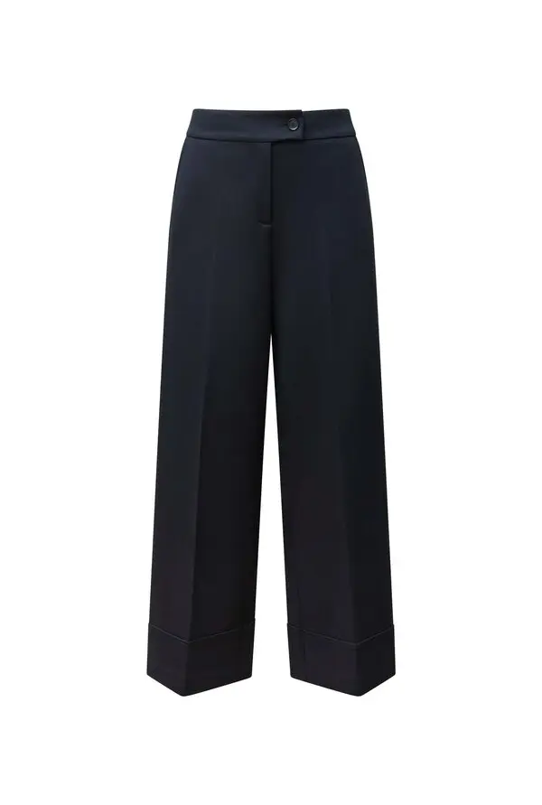 JAMES LAKELAND Tailored Navy Trousers - Blue