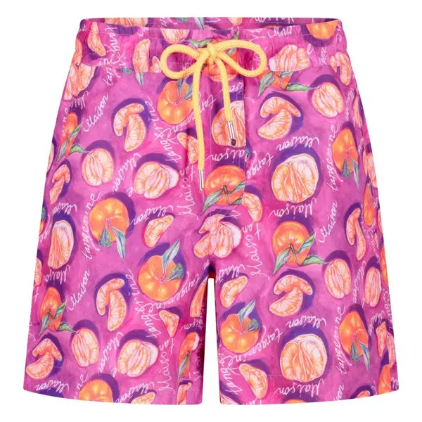 MAISON TANGERINE Orange / Pink ’s Tangerines Swim Shorts - Orange/pink