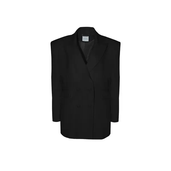 VESTIAIRE D'UN OISEAU LIBRE Double – Breasted Blazer - Black