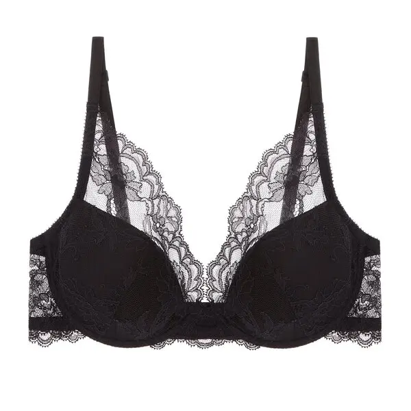 JOURNELLE Anais Plunge Bra Noir - Black