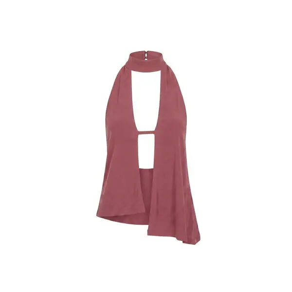 KHELA THE LABEL Keep Watching Top In Mocha - Pink