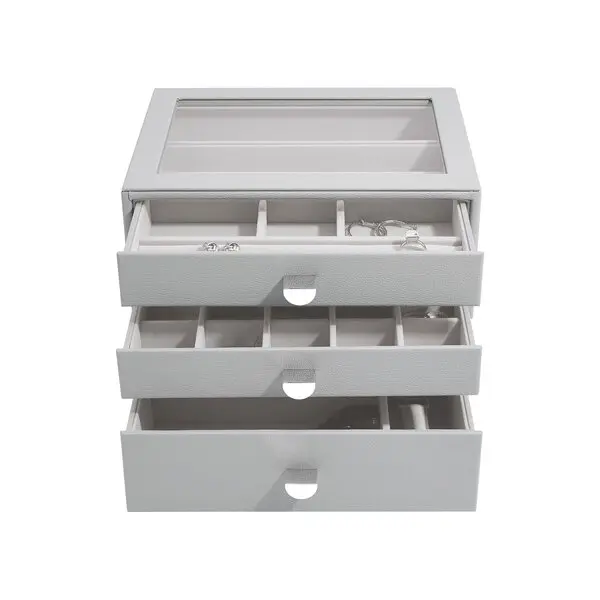 STACKERS Classic Pebble Set Of Three Drawers - Grey