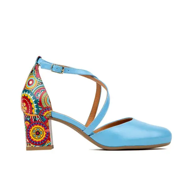 EMBASSY LONDON USA Dannii Light Signature Designer Heels - Blue