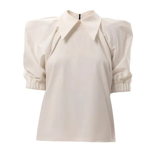 JULIA ALLERT Designer Puff Sleeve Blouse