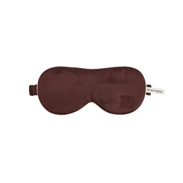 Not Just Pajama Timeless Collection Sleep Mask - Brown