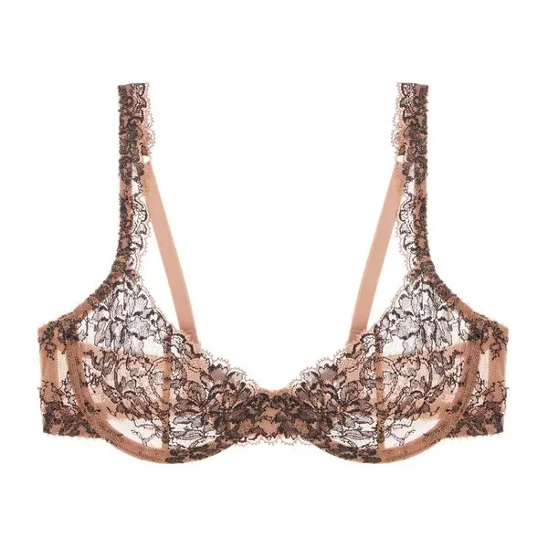 JOURNELLE Neutrals / Chloe Demi Bra Praline Noir - Black