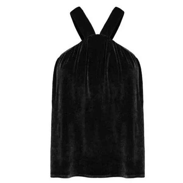 JJWINKS Velour Cosmo Top - Black