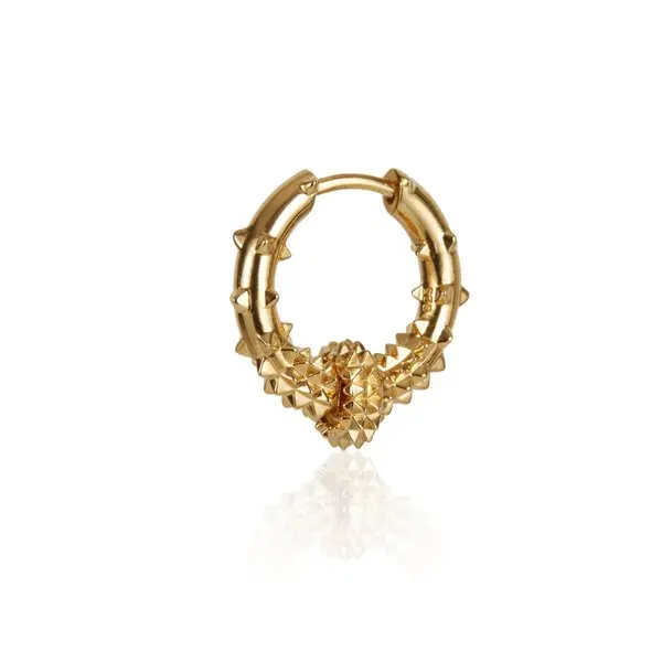 KASUN LONDON Hoop Earring - Gold