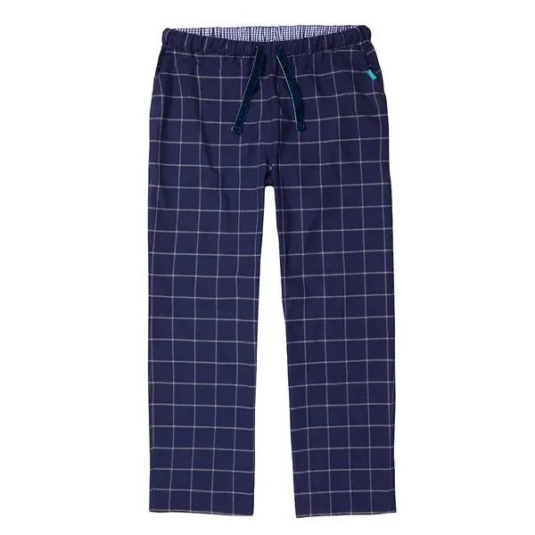 LOUNGERS Blue / Grey Loungewear Trousers-pants Regular Length Sea Otter Design - Blue/grey