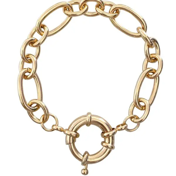 IN CAUDA VENENUM Bala Bracelet - Gold