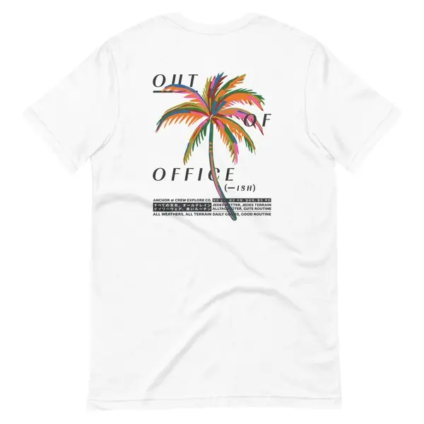 ANCHOR & CREW Out Of Office Passenger Organic Cotton T-shirt - White