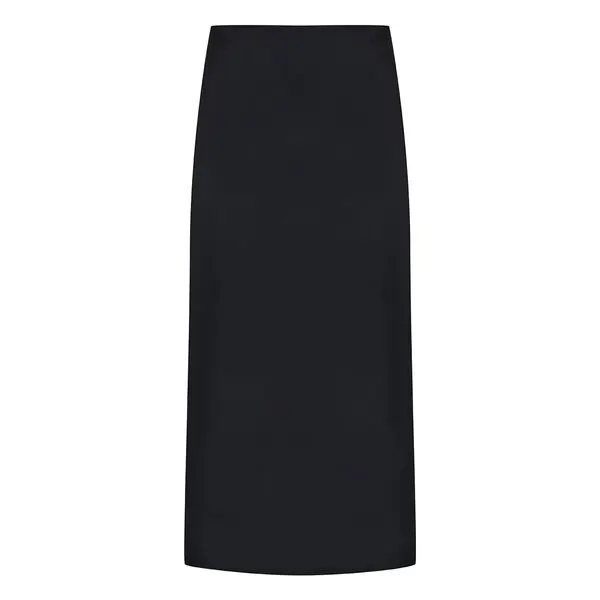 MAVLO Satin Midi Pencil Skirt