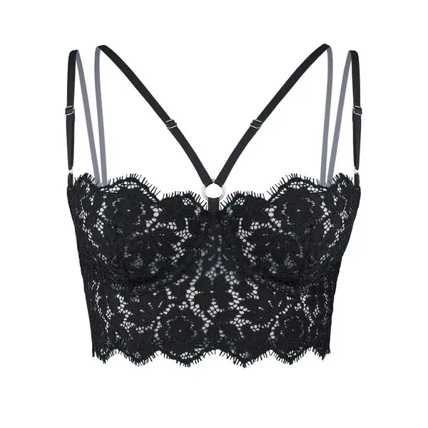 MONIQUE MORIN LINGERIE Frisson Bustier - Black