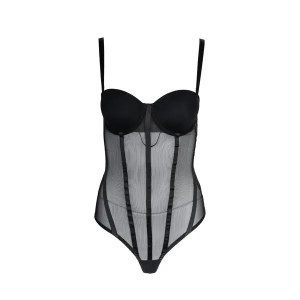 DARILY UNDERWEAR Bodysuit Vintage - Black