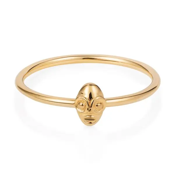 LEE RENEE Tiny Voodoo Ghede Ring - Gold
