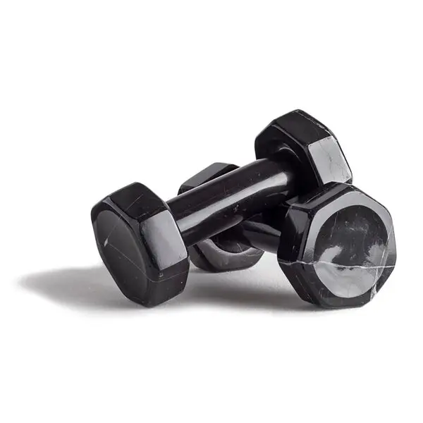 And Jacob Gym Dumbbells 1.5 Kilo Piece Marble - Black