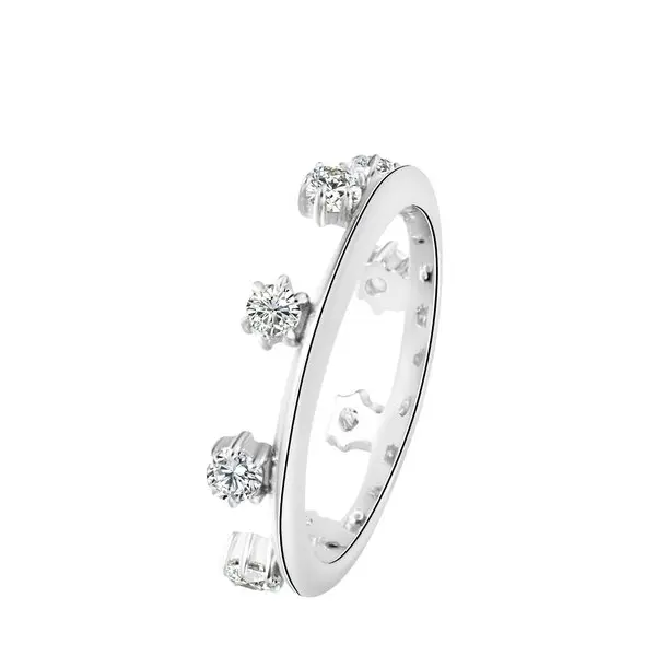 ONEWILDONE Rizz Eternity Stacking Pinky Ring - Silver
