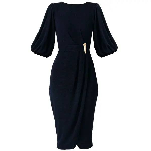 SACHA DRAKE Nicole Dress In Navy - Blue