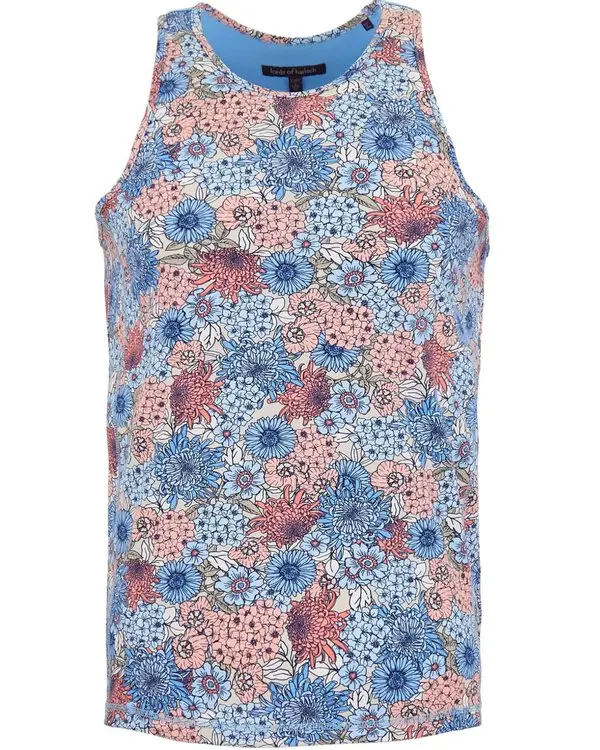 LORDS OF HARLECH Tedford Garden Party Tank - Pink