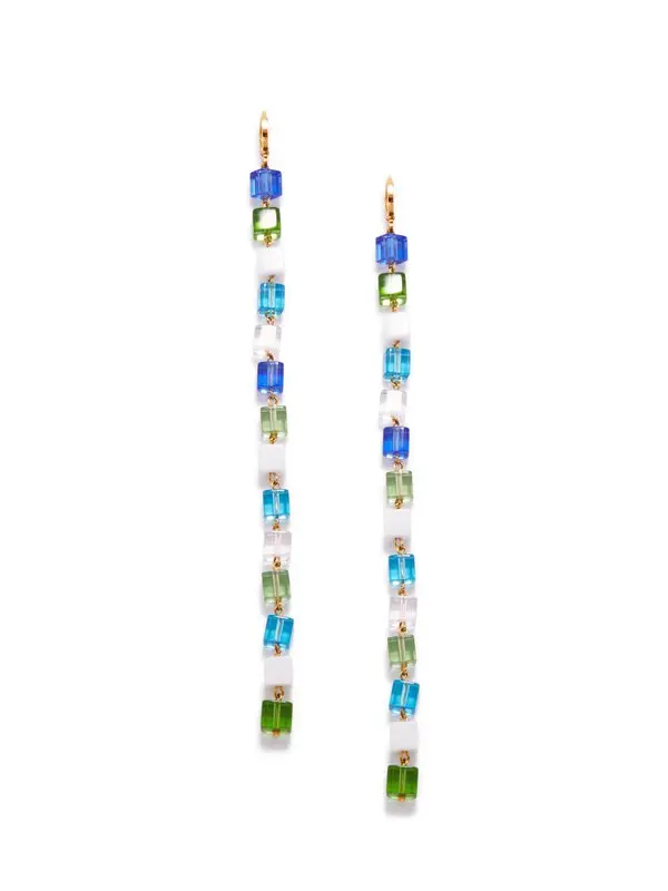 JAREDJAMIN Hue Building Block Drop Earrings - Blue