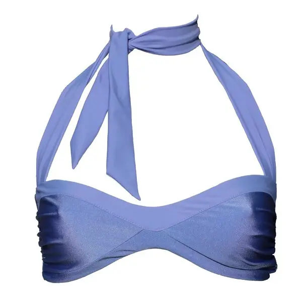 MARQUISE SWIM Top Gisele Petrea "purple-" Multi-way Ties - Blue