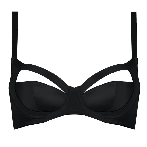 EMMA HARRIS Tamara Balcony Bra - Black