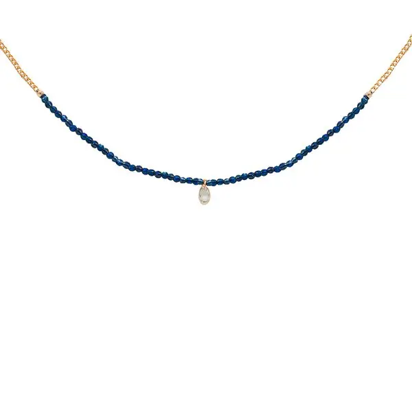 MARCIA MORAN Aquata Necklace In Lapis - Blue