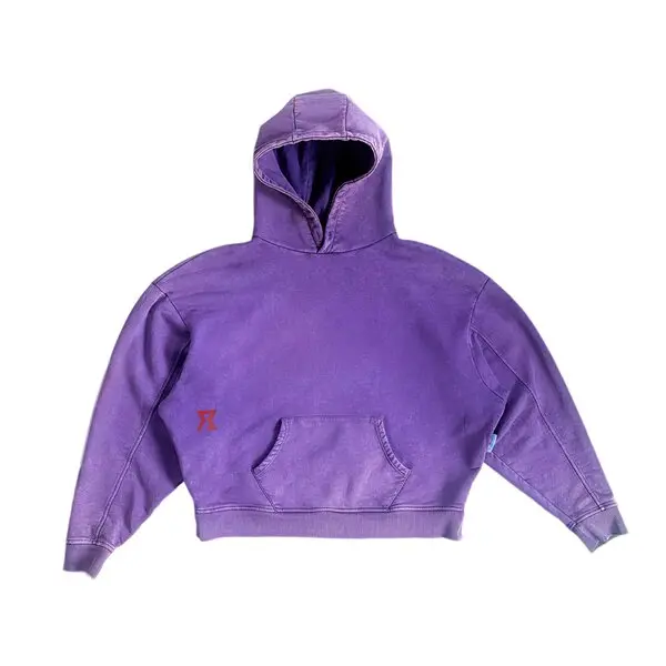 ACHILLES AND THE TORTOISE Logo Hoodie - Purple
