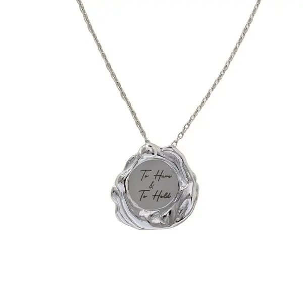 ISKRA To Have & To Hold Medallion - Silver
