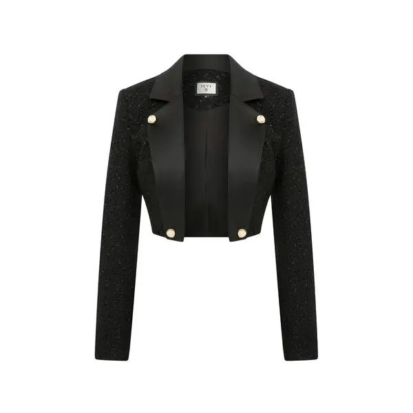 ILVI Vian Crop Jacket - Black