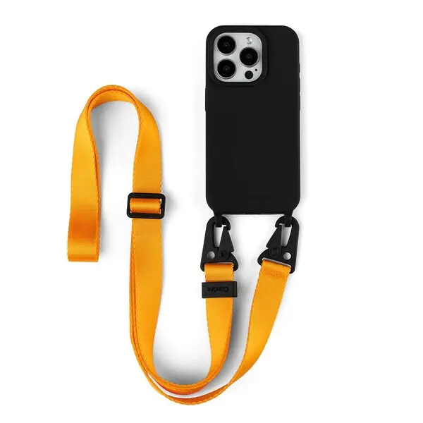 Cordée Cases Carabiner Phone Strap Set Black / Orange Magsafe - Black/orange