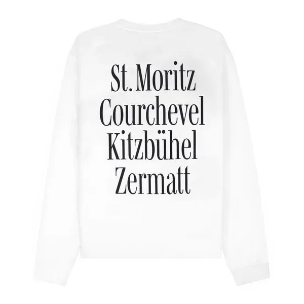 VELD Beverly Ski Tour Long Sleeve T-shirt - White