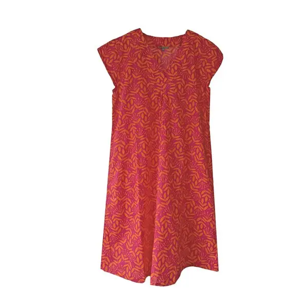 LIME TREE DESIGN Audrey Shift Summer Meadow Magenta And - Orange