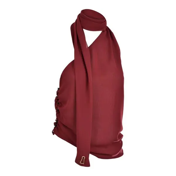 BIANCA RESORTWEAR June Top In Wine - Red