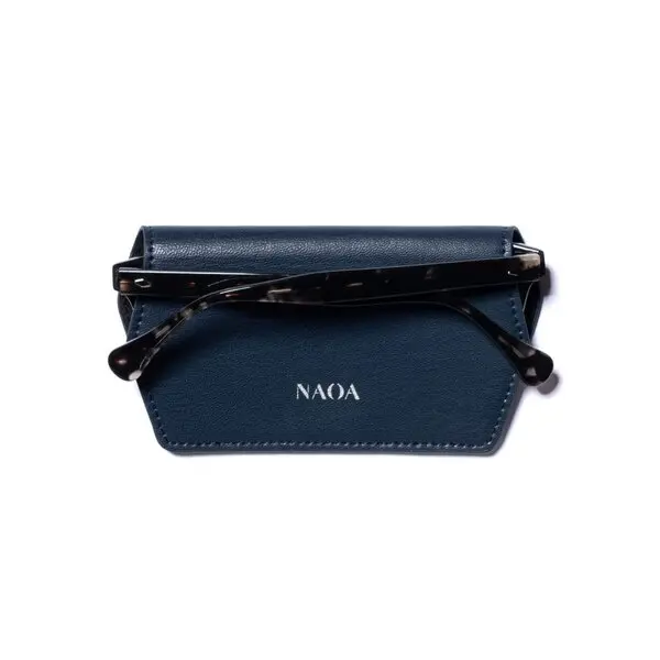 NAOA Slim Glasses Case Navy - Blue