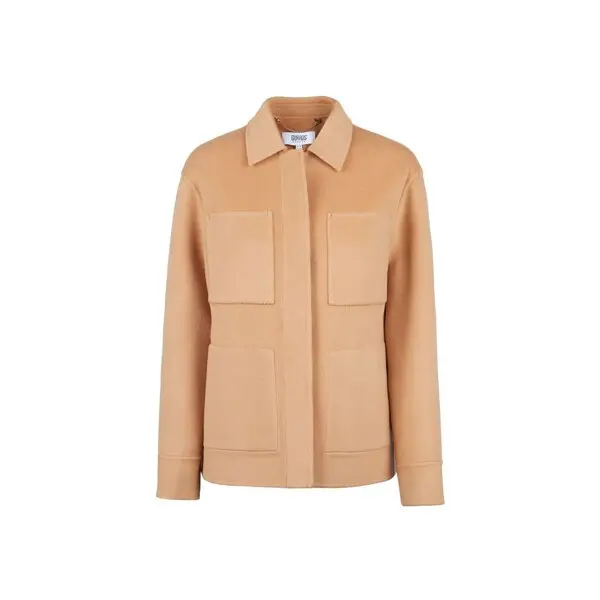 GUARDS LONDON Joanna Wool Cashmere Short Jacket Camel - Yellow