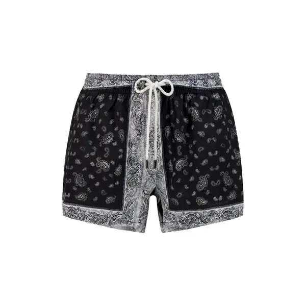 EMANMOON Bandana Print Swim Shorts
