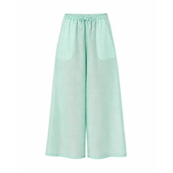 Carmen Says Solea Mint Pants - Blue