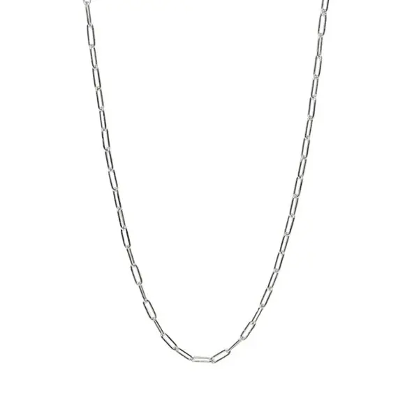 FV JEWELLERY Steel Me Paperclip Chain - Silver