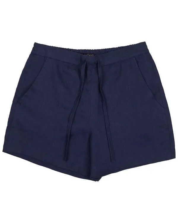 LORDS OF HARLECH Leanne Navy Drawstring Short - Blue