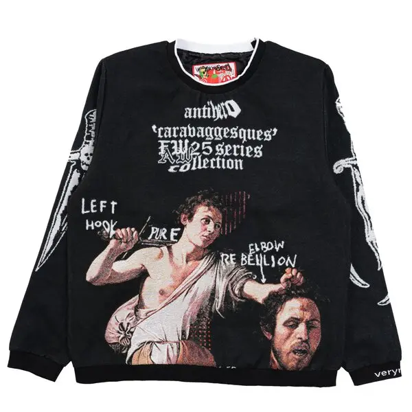 VERYRARE David Vs Goliath Crewneck - Black