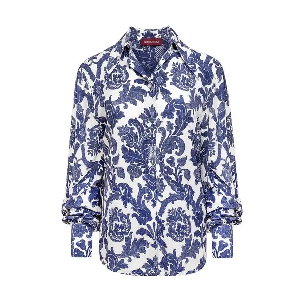 MANDRAGORA Blue / White Daya Blue White Blouse - Blue/white