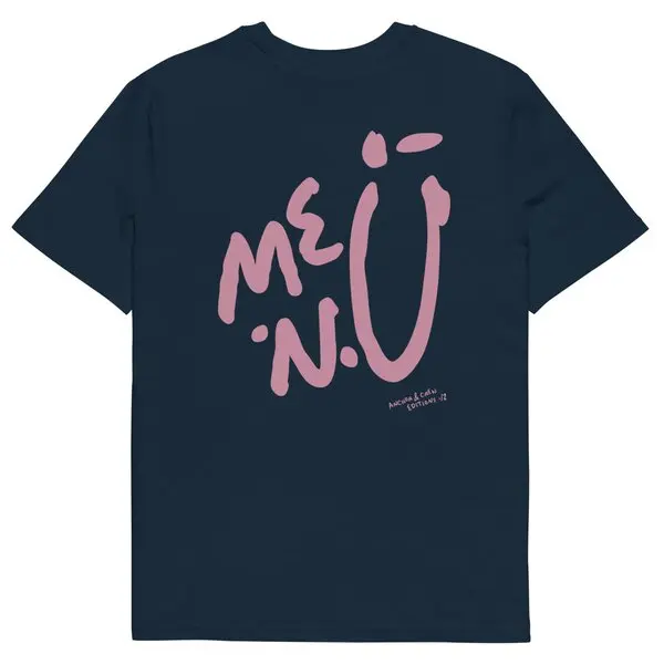 ANCHOR & CREW Navy Twelve Me.n.u Editions Organic Cotton T-shirt - Blue